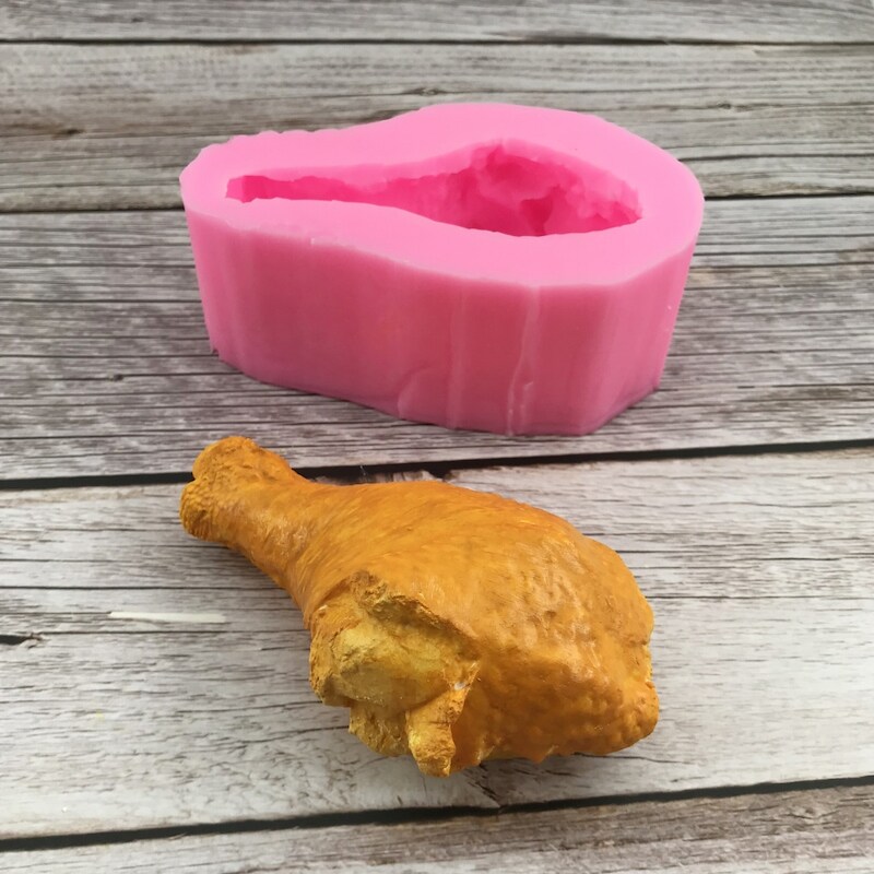 Silicone Chicken Leg Mold For Ice Chocolate Fondant Drumstick Mashed ...