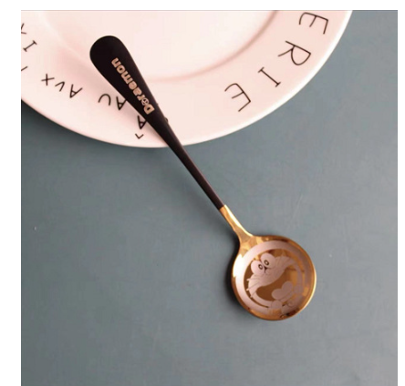 Thick Stainless steel spoon Doraemon, Tea spoon, coffee spoon cute ...