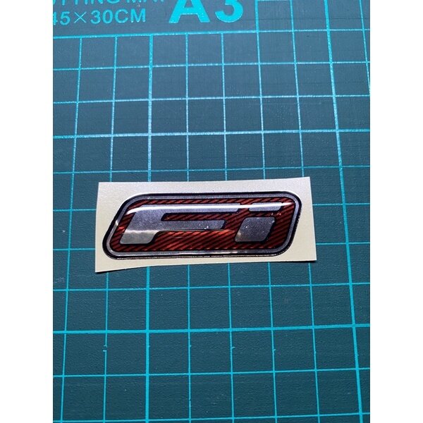 STICKER FI LOGO FOR ALL FI MOTOR / 3D STICKER /TIMBUI / LOGO YAMAHA FI ...