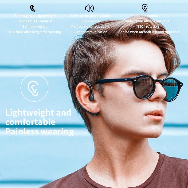 Oqto Y10 TWS หูฟังหูเดียวบลูทูธ 5.0 บลูทูธกีฬาชุดหูฟังหูฟังสเตอริโอ ...