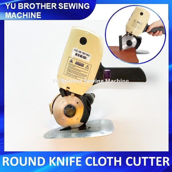 Round Knife Cloth Cutter RSD-100 / Mesin Potong Kain ☄️Ready Stock☄️ ...