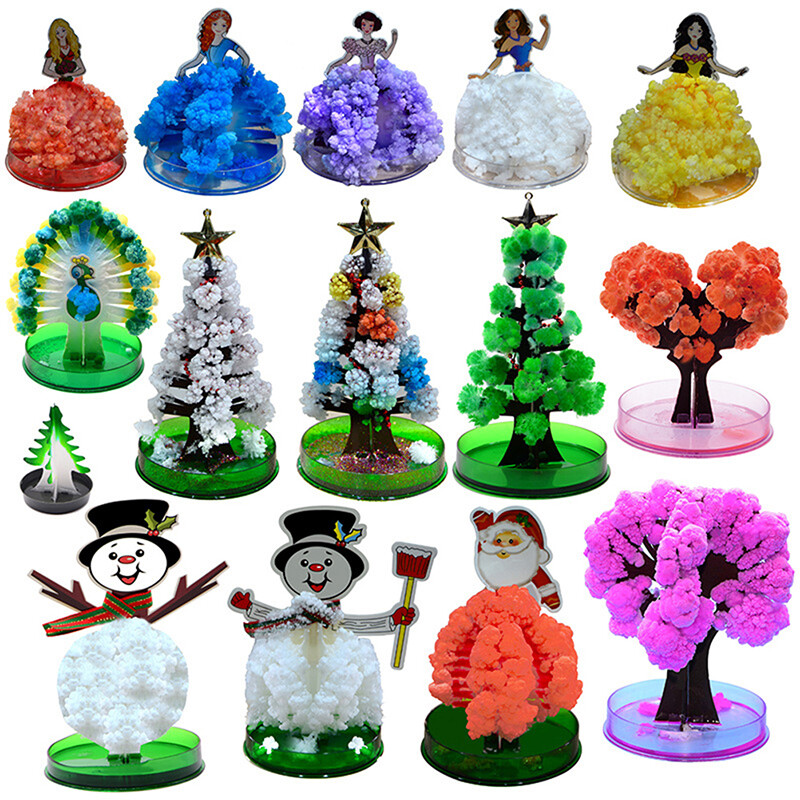 Christmas Magic Tree Paper Crystal Sakura Xmas Gift Novelty Growing ...