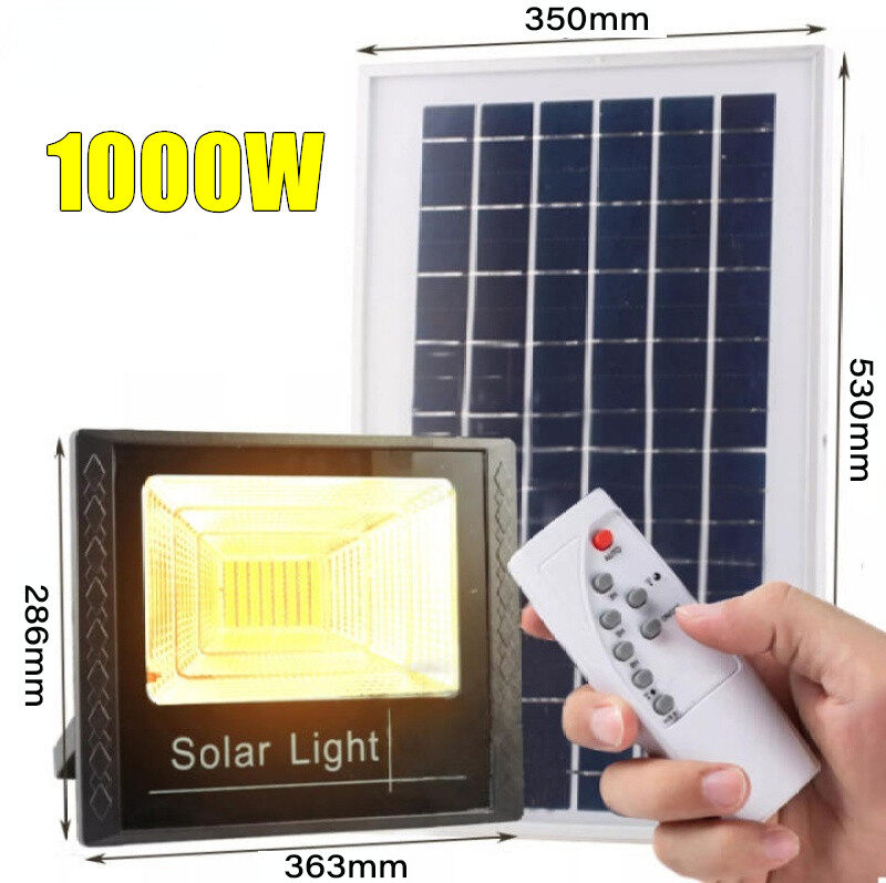 [Malaysia stock] Jior Solar Light 1000W Solar Outdoor Light New Upgrade ...