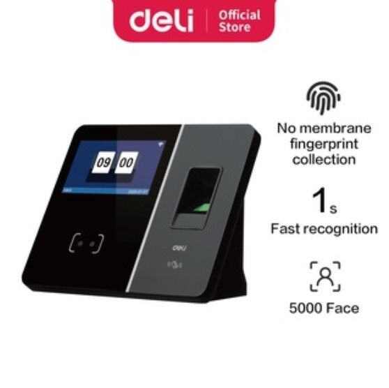 ⭐Deli 指纹触屏打卡机 / 人脸指纹触屏打卡机⭐Biometric Fingerprint Attendance Machine ...