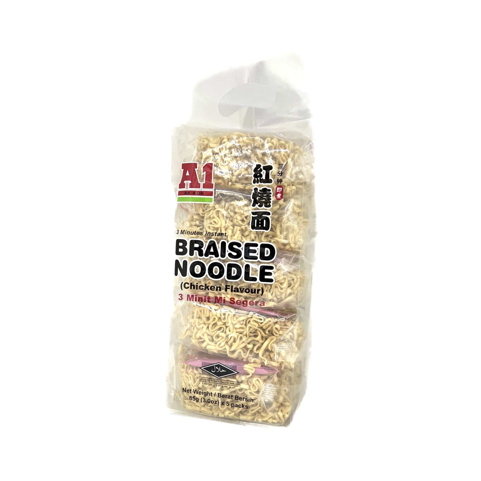 A1 3 Minutes Instant Braised Noodle ( Chicken Flavour ) A1 三分钟紅燒面 85g x ...