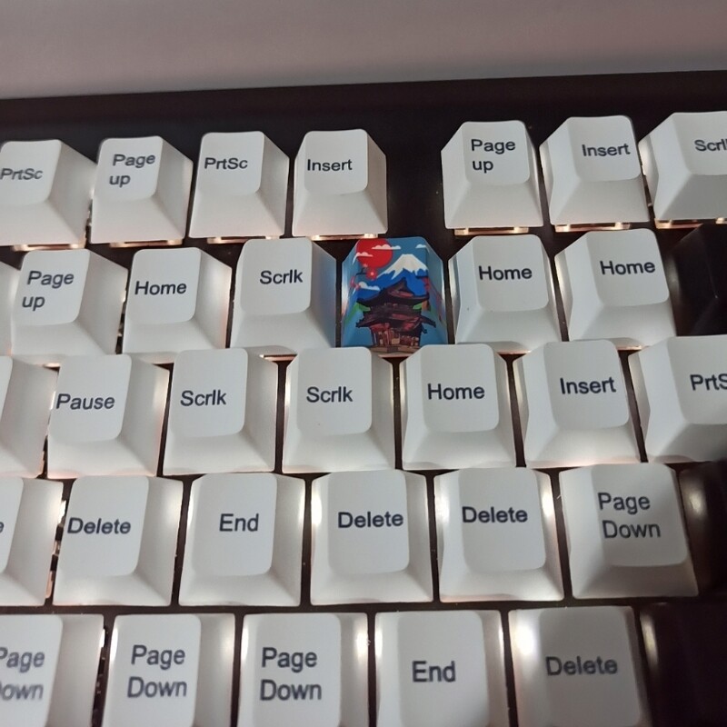 R4 Keycap Cherry Profile ย้อมจุ่มประติมากรรมกุญแจหมวกสำหรับคีย์บอร์ดแบบ ...
