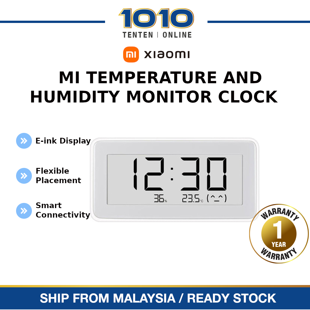 [MY Version] Xiaomi Temperature And Humidity Monitor Clock -Temperature and humidity monitoring ...
