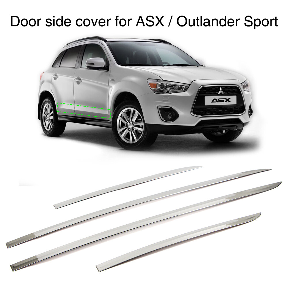 Car Exterior Door Body Side Strip Cover Protector Guard For Mitsubishi ...