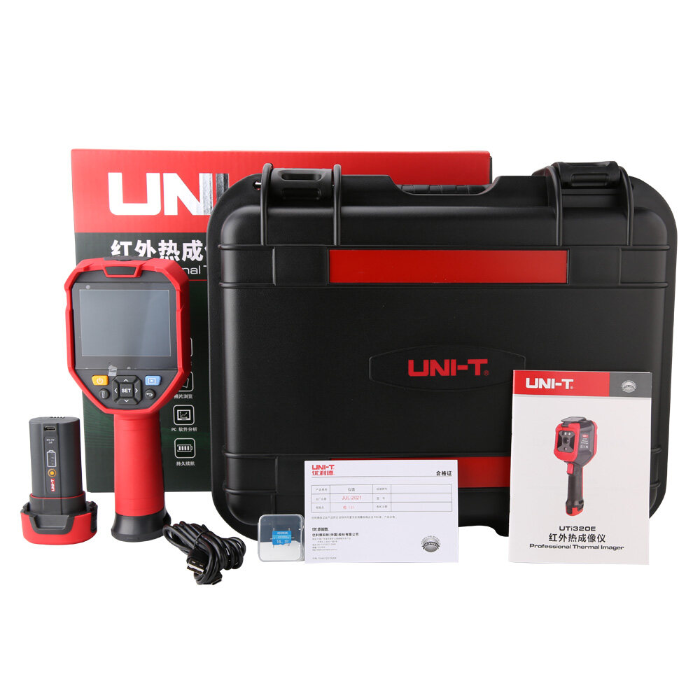 UNI-T UTI260E อินฟราเรดถ่ายภาพความร้อน256X192พิกเซลกล้องความร้อน ...