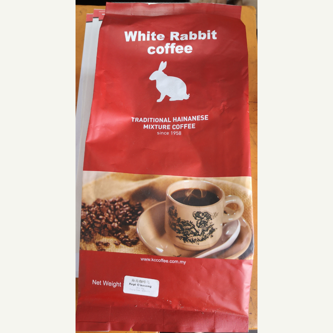 Cap Arnab Hainanese Coffee Mixture (Kopi-O without sugar) | 白兔牌海南咖啡 ...