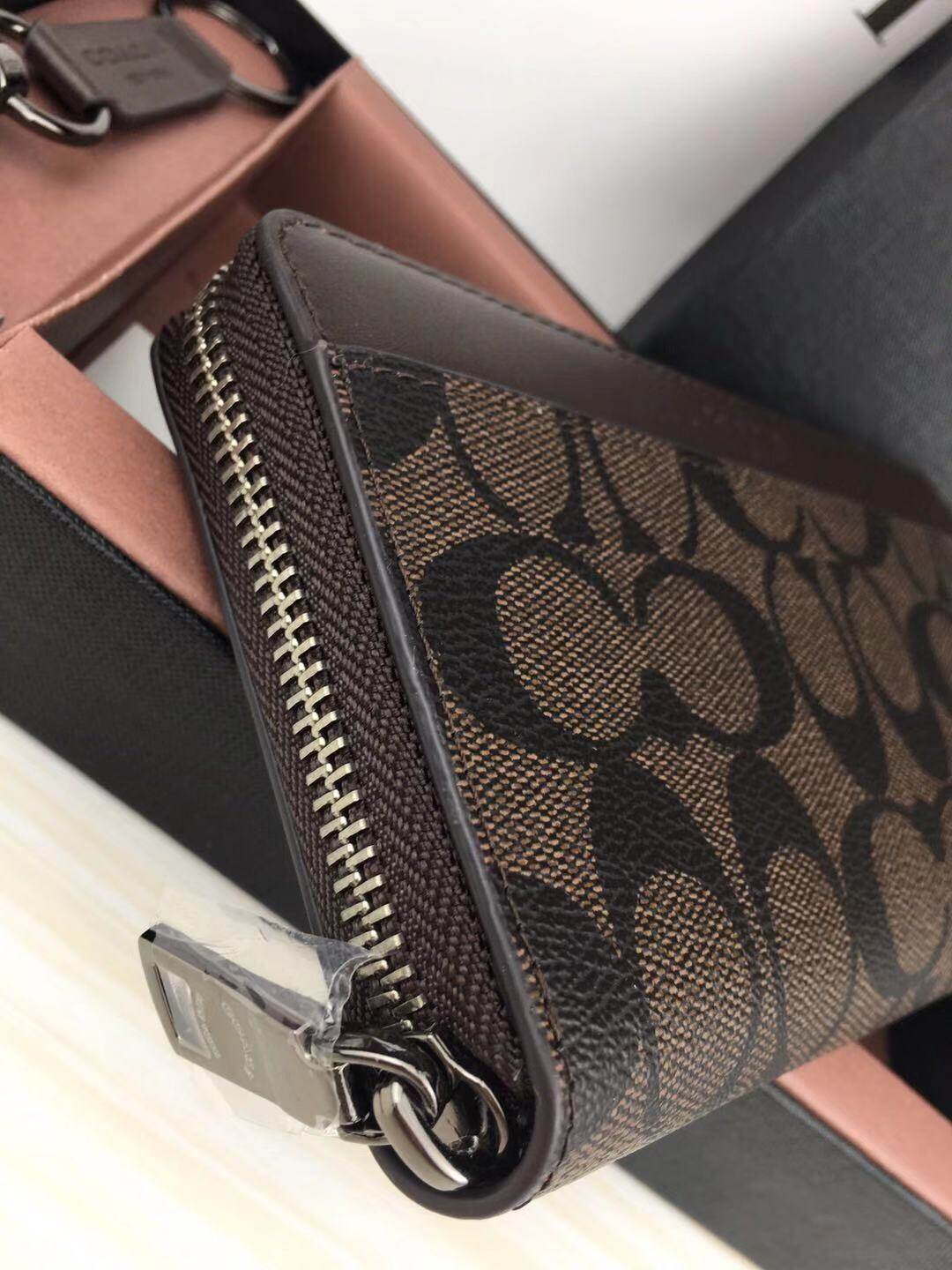 coach F75000 โปรโมชั่นรายปีกระเป๋าสตางค์หนังยาว 100% สำหรับผู้ชาย ...