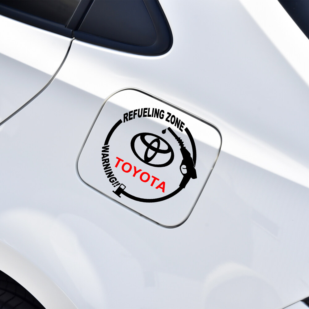 Car Emblem Fuel Tank Cap Sticker Waterproof Auto Body Decals ...