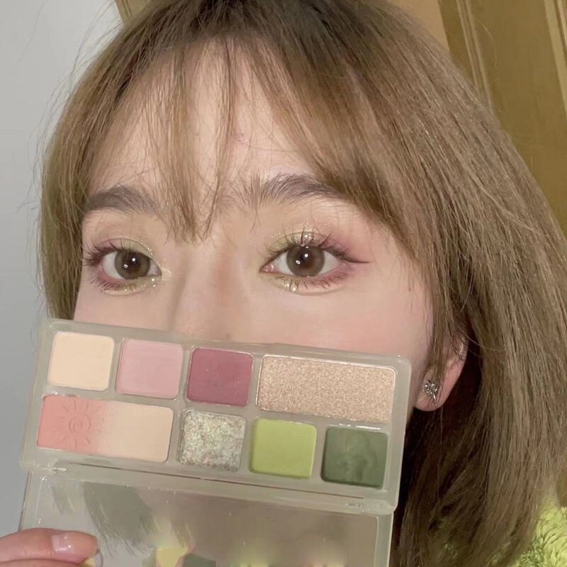 TOOT DODO 8 Colours Glitter Matte Cactus Eyeshadow Palette Long Lasting ...