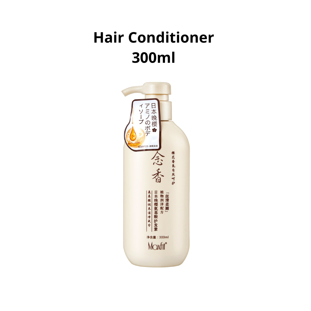 Maxfit Japan Botanical Formula Shampoo Conditioner Body Wash 300ml ...