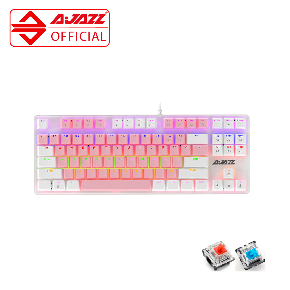 Ajazz AK40 Robocop TKL Mechanical Gaming Keyboard Full Anti Ghosting 87 Keys - 80% Keyboard | Lazada