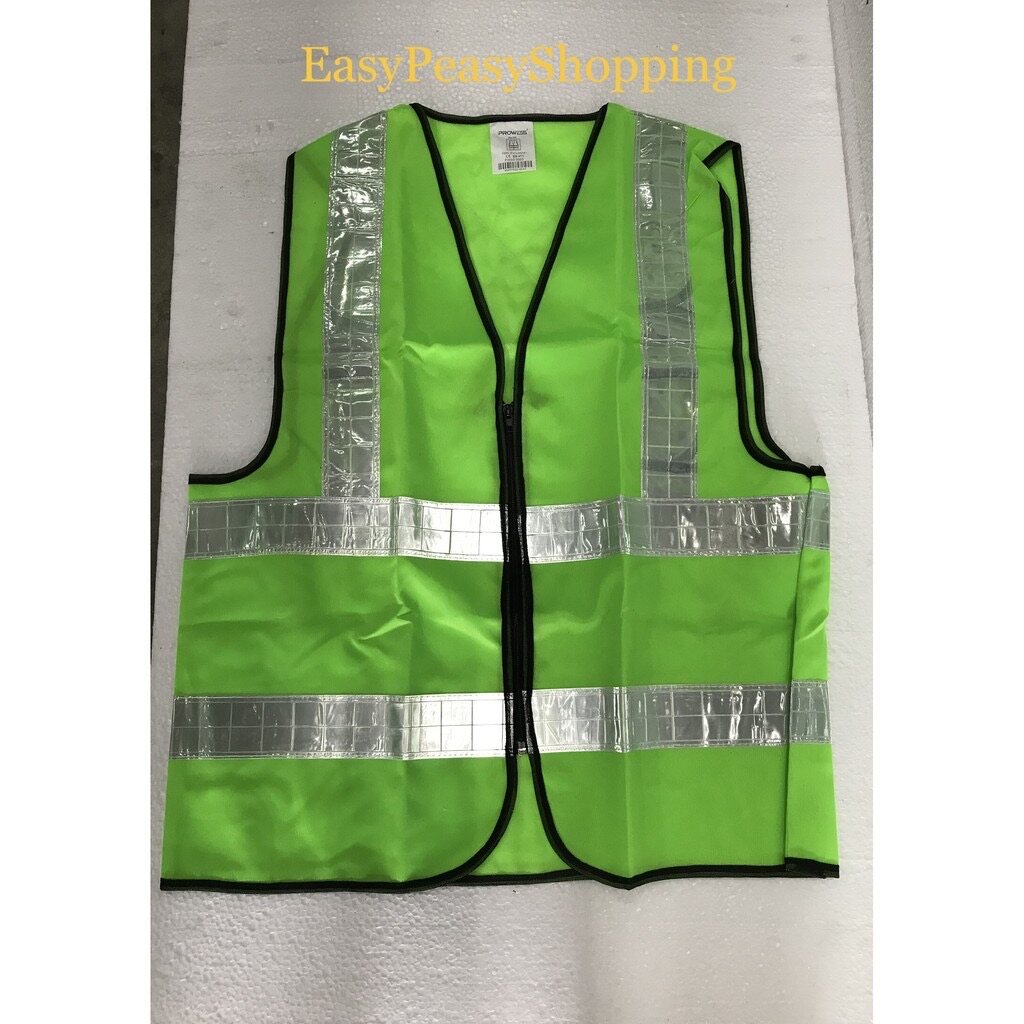 Baju Keselamatan Pemantul Cahaya Lampu \ Reflective Safety Vest With ...