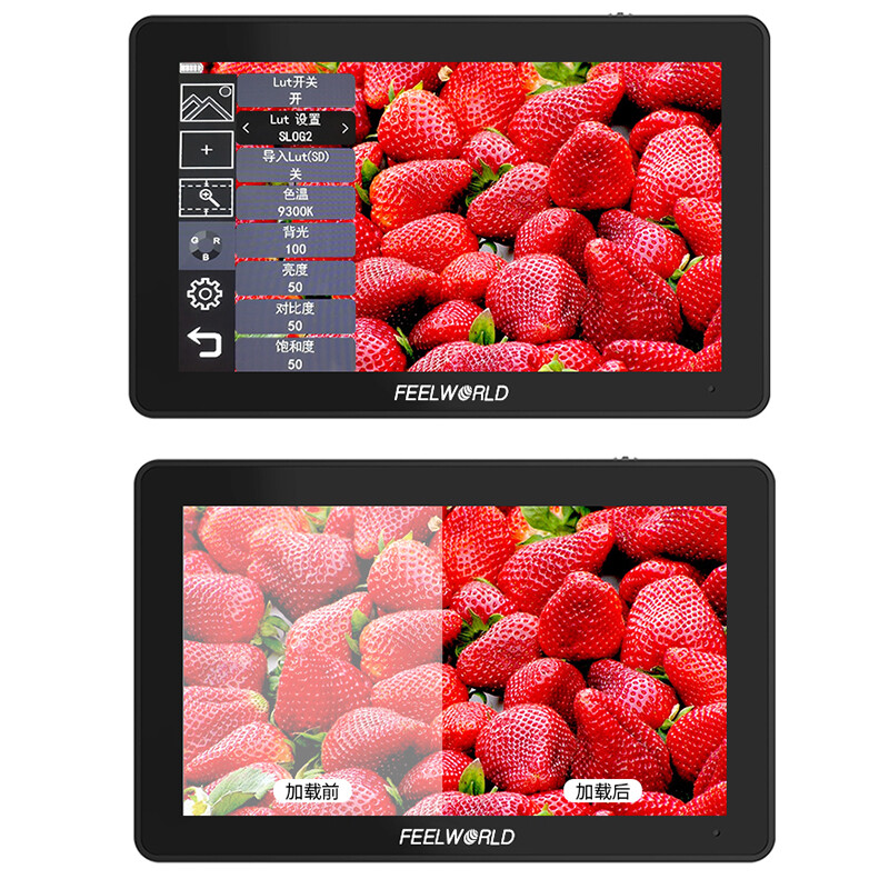 FEELWORLD F6 บวก 5.5 นิ้วบนกล้อง DSLR การตรวจสอบภาคสนาม 3D LUT หน้าจอ ...