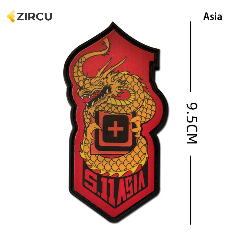 ZIRCU Crossfit 5.11 Military Pvc Tactical Patches Embroidery Emblem ...