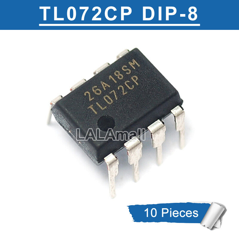 10 ชิ้นเดิม TL072CP DIP-8 TL072CN DIP8 TL072 กรมทรัพย์สินทางปัญญา JFET คู่เครื่องขยายเสียงในการ ...