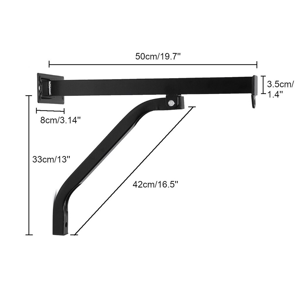 Heavy Duty Punch Bag Wall Bracket Steel Mount Hanging Wall Mount Boxing ...