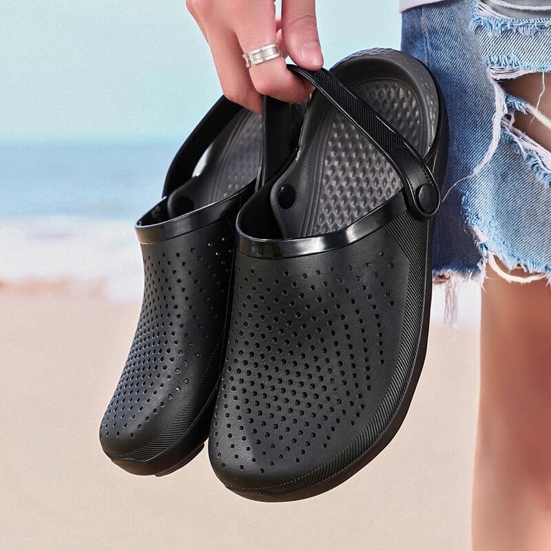 2020 Men Sandals Crocks LiteRide Hole Shoes Crok Rubber Clogs For Men ...