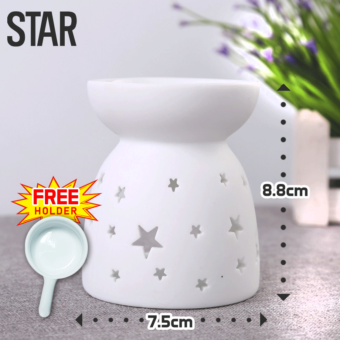 JL Ready Stock Incense Oil Burner / Aroma Burner / Wax Melt / Tealight ...