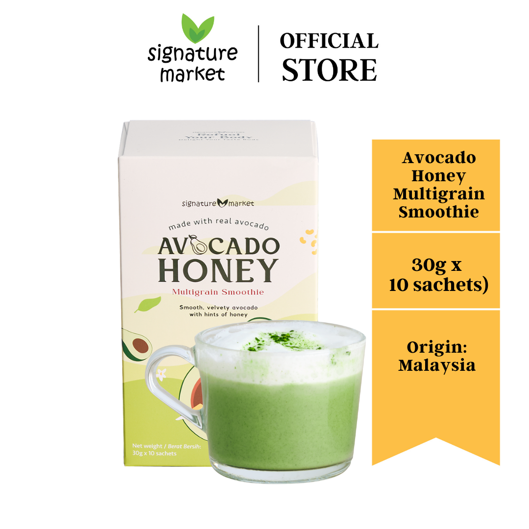 Signature Market Avocado Honey Multigrain Smoothie (30g x 10 sachets ...