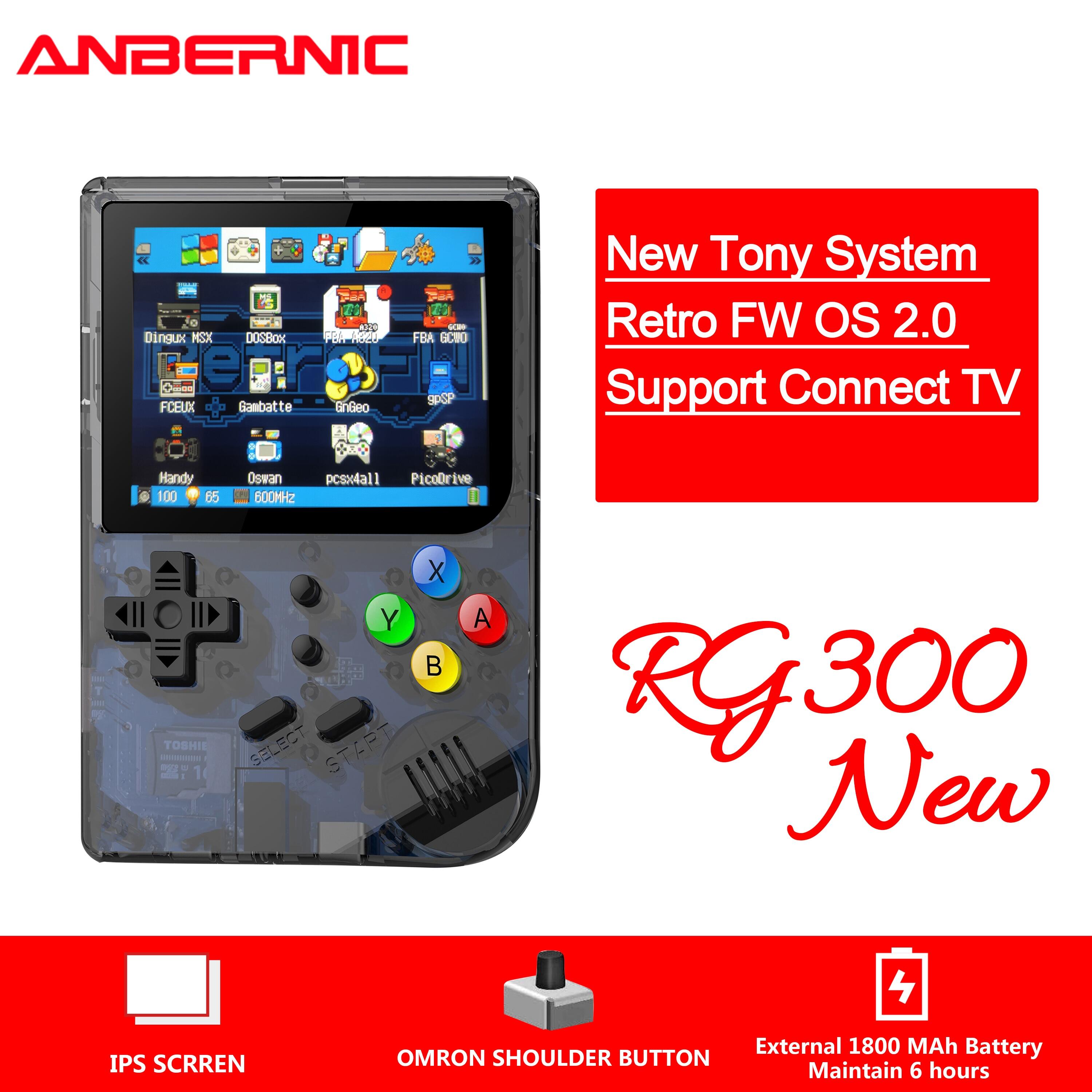 ANBERNIC RS97 Retro Game Video Game Built-In 3000 Games Simulators 64 ...