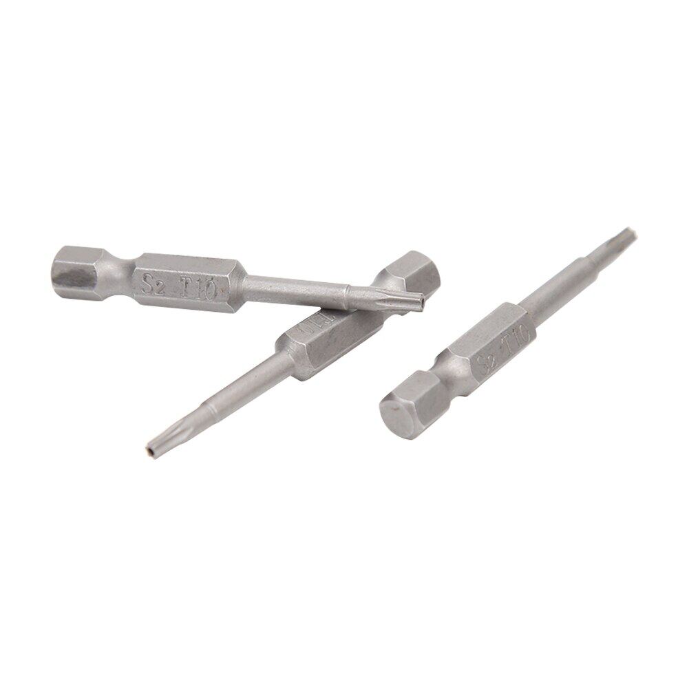 10Pcs 50Mm 1/4นิ้ว Hex Shank T10 T15 T20 T25 T27 T30 T40แม่เหล็ก Star ...