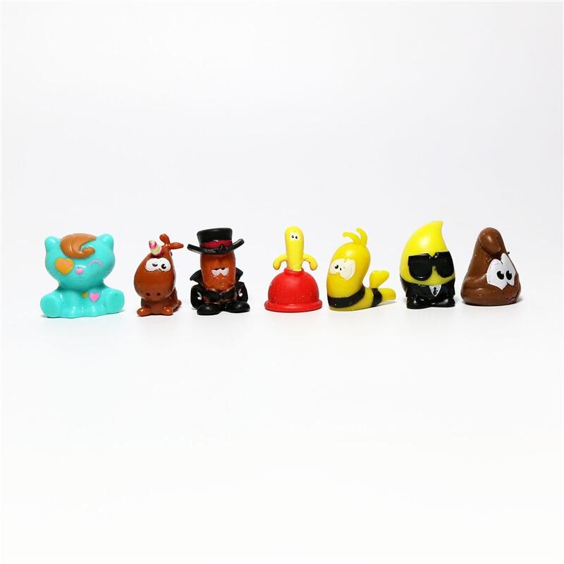 10ชิ้น/ถุงสุ่มที่บรรจุขยะ Litterbug Series การ์ตูนมอนสเตอร์ขนาดเล็กของ ...