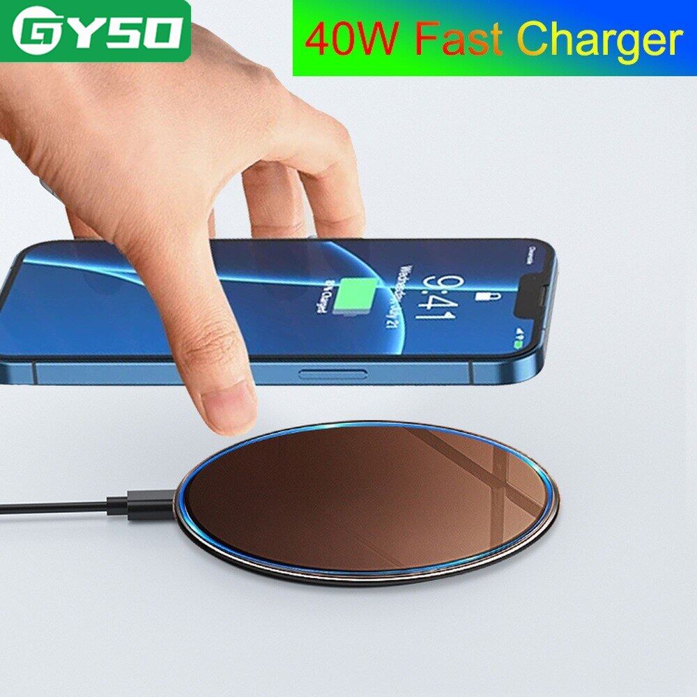 40W qi wireless charger For Xiaomi mi 9 Samsung S8 Fast Charging pad ...