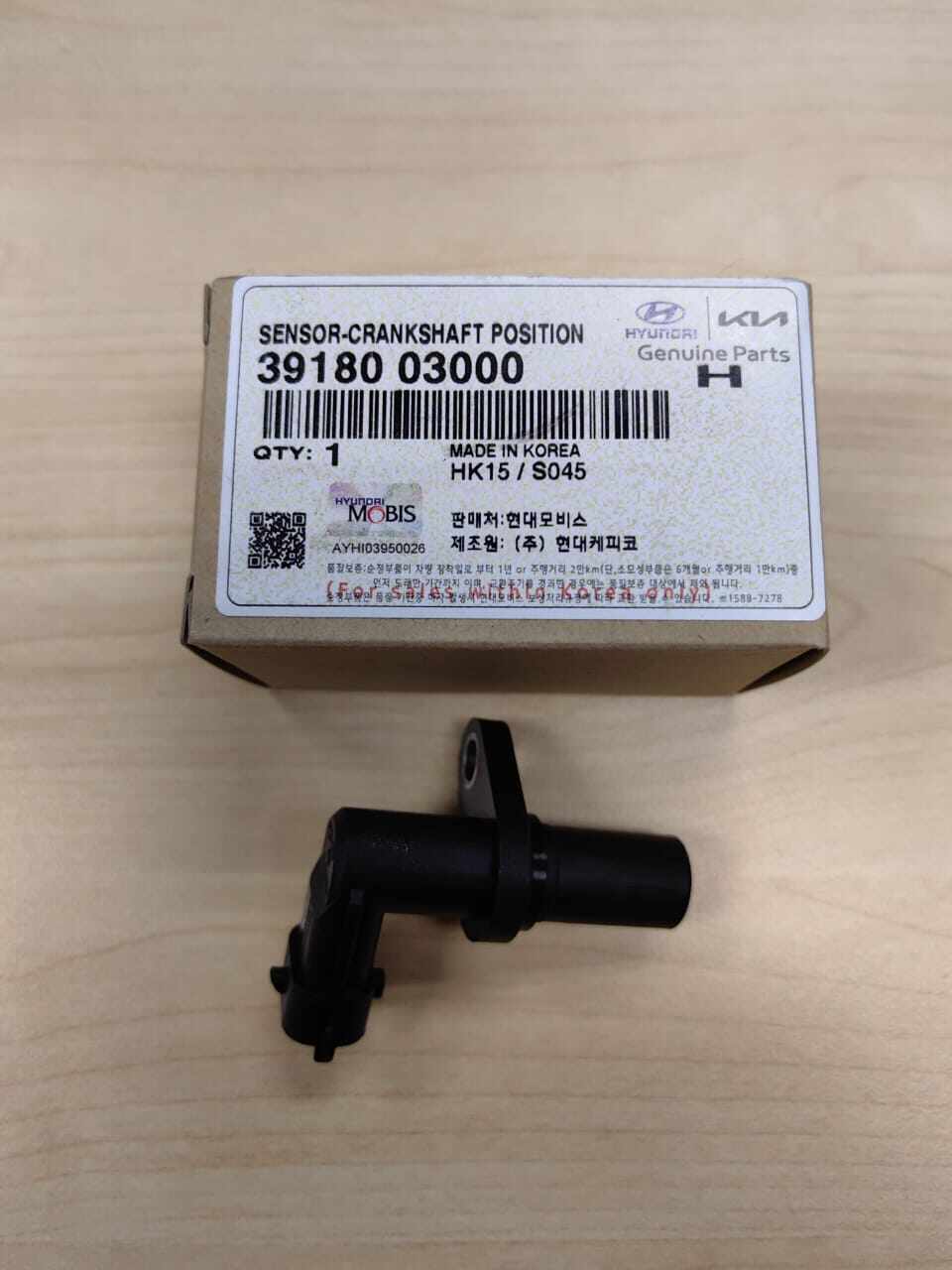 CRANKSHAFT SENSOR ,TIMING SENSOR (ORIGINAL)[39180-03000]HYUNDAI I10 1 ...
