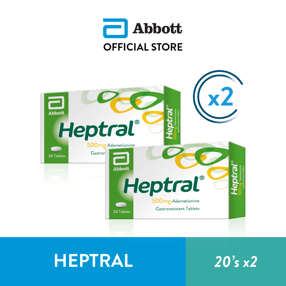 Abbott Heptral 500mg 20's x 2 | Lazada