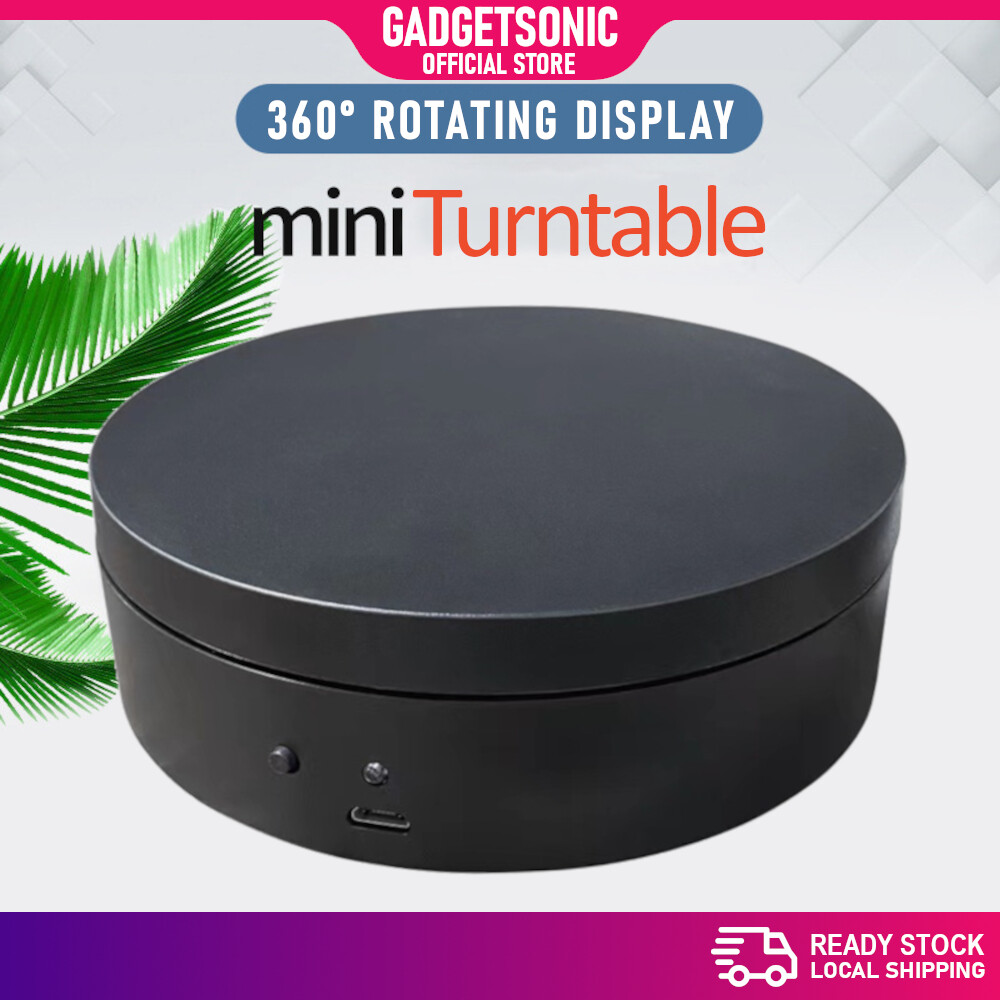 Rotating Product Showcase Display Turntable 360 Degree Rotation ...