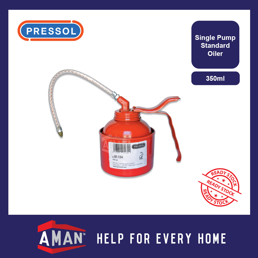PRESSOL Oil Can Steel High Pressure Single Pump Standard Oiler Oil Pump ...