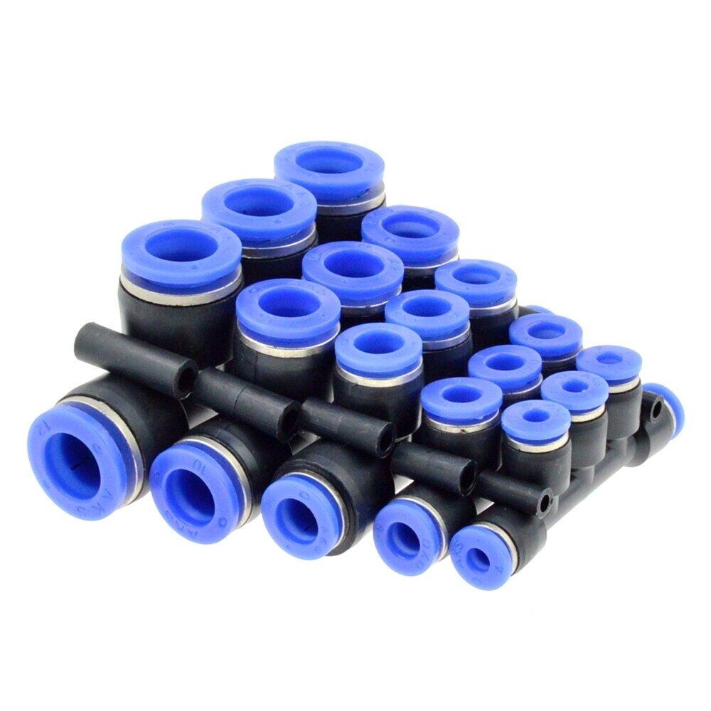 Air Pneumatic Fitting 5 Way One Touch 8mm 10mm 6mm 4mm 12mm Od Hose Tube Push In 5 Port Gas ...