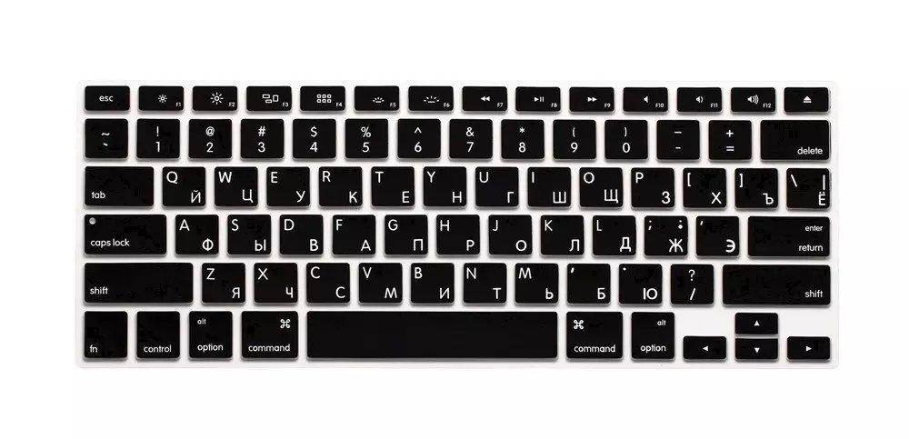 Russian Silicone US Keyboard Silicone keyboard cover for Apple macbook ...