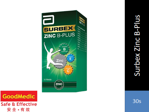 Abbott Surbex Zinc B-Plus (30s) [Exp: 12/24] | Lazada