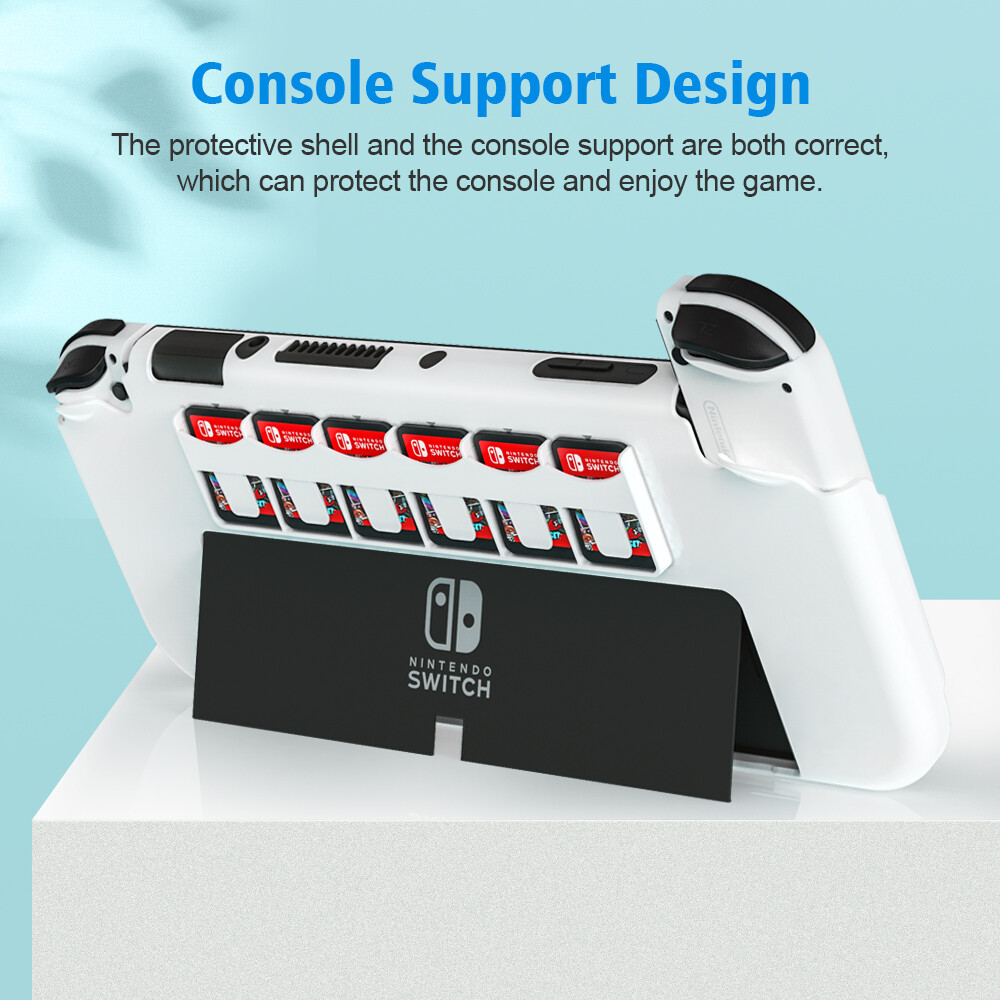 DOBE Switch OLED เคสเคสกันรอยสำหรับ Nintend Switch OLED ตัวป้องกันการยึดเกาะสำหรับสวิตช์ OLED ...