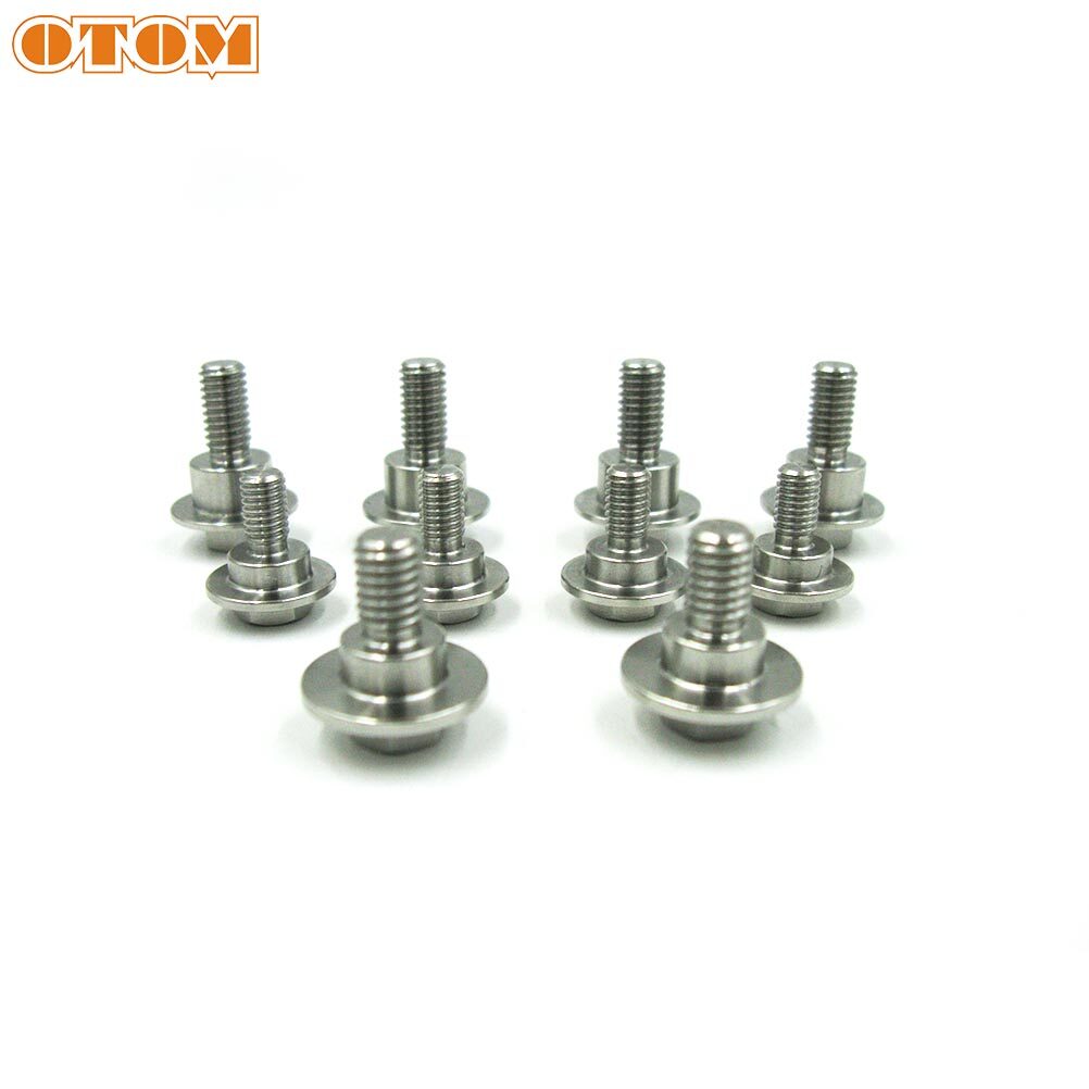 OTOM รถจักรยานยนต์ Shrouds ด้านข้าง Bolt 10 Pcs M5 M6 Motocross การใช้ถัง Fairing สแตนเลสสกรู ...