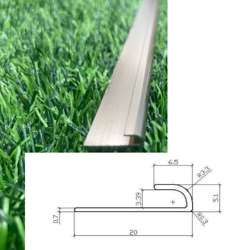 Kondecor Aluminium End Profile (Champagne Gold) - Untuk Tangga ...