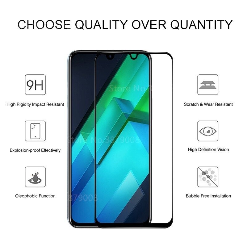 Infinix Note 12 G96 VIP Note 12 G96 X670 X672 Full Coverage Clear Tempered Glass Protector ...