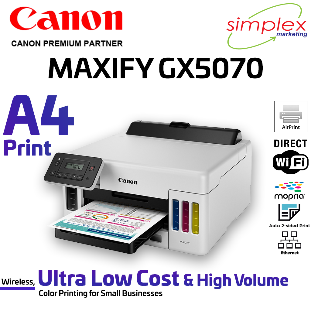 Canon MAXIFY GX5070 High Volume Business Printer (Pre-order) | Lazada