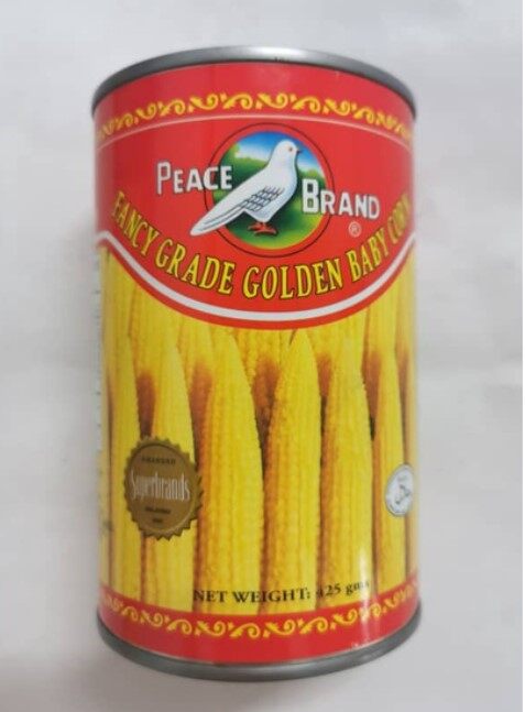 Peace Brand Fancy Grade Golen Baby Corn/ Straw Mushrooms/Whole ...