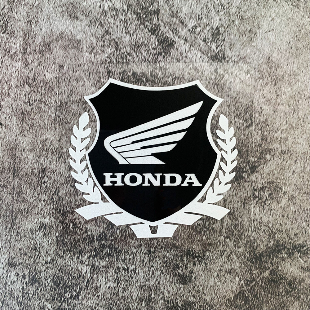 Honda Emblem Logo Retrofit Sticker Wheat Ear Badge Motor Accessories ...