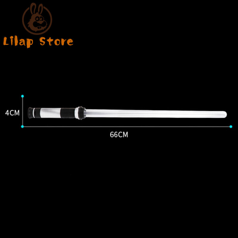 2 In 1 Star War Luminous Light Sword 7สีเปลี่ยนแบบพกพาน้ำหนักเบา Telescopic Sword ของเล่นเรือง ...