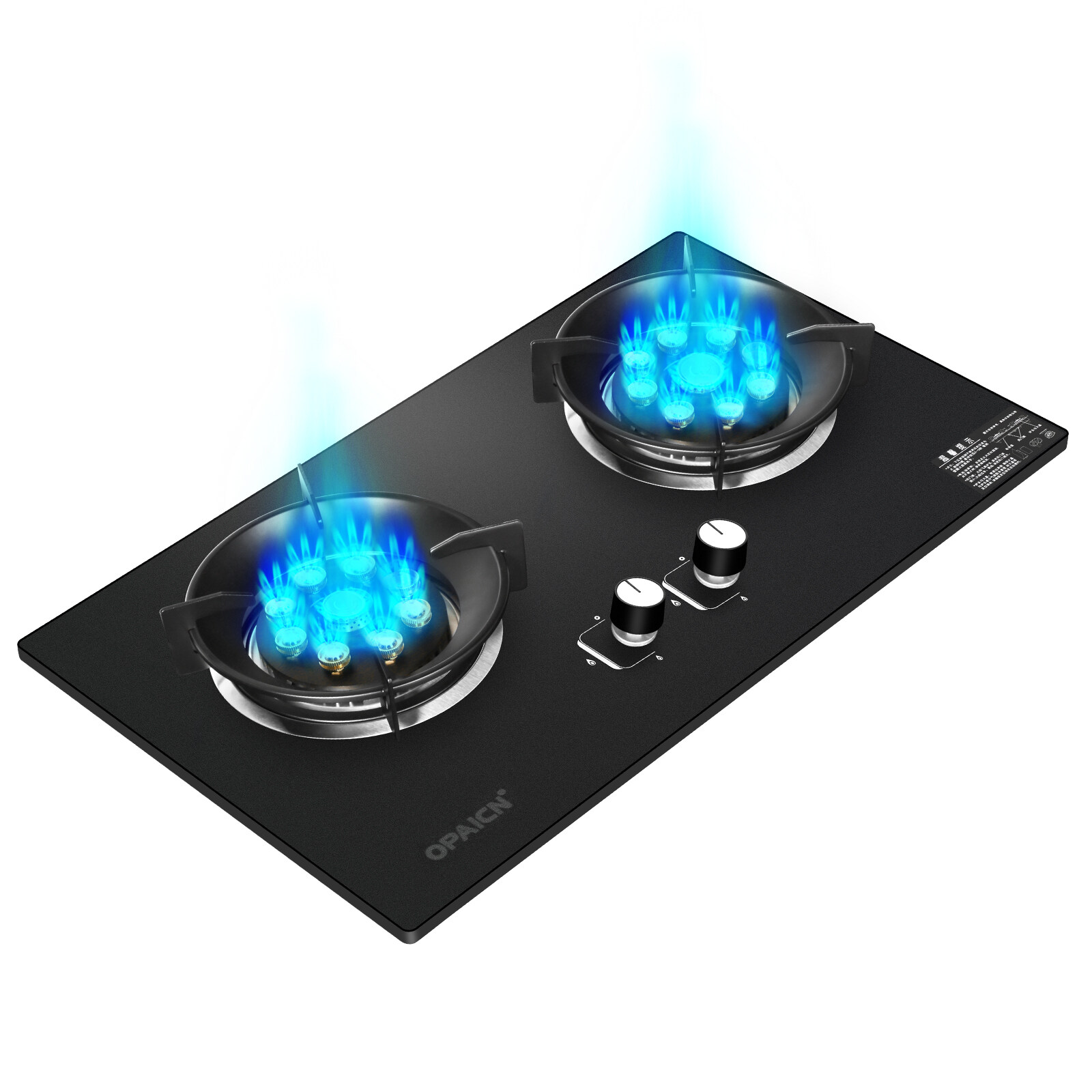 Chris Opaicn Gas Stove Hob Burner Gas Stove Burner Set Embedded Frosted