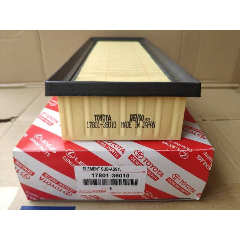TOYOTA ALPHARD VELLFIRE 2.5 AYH30 2AR-FX2 ENGINE 17801-36010 AIR FILTER ...