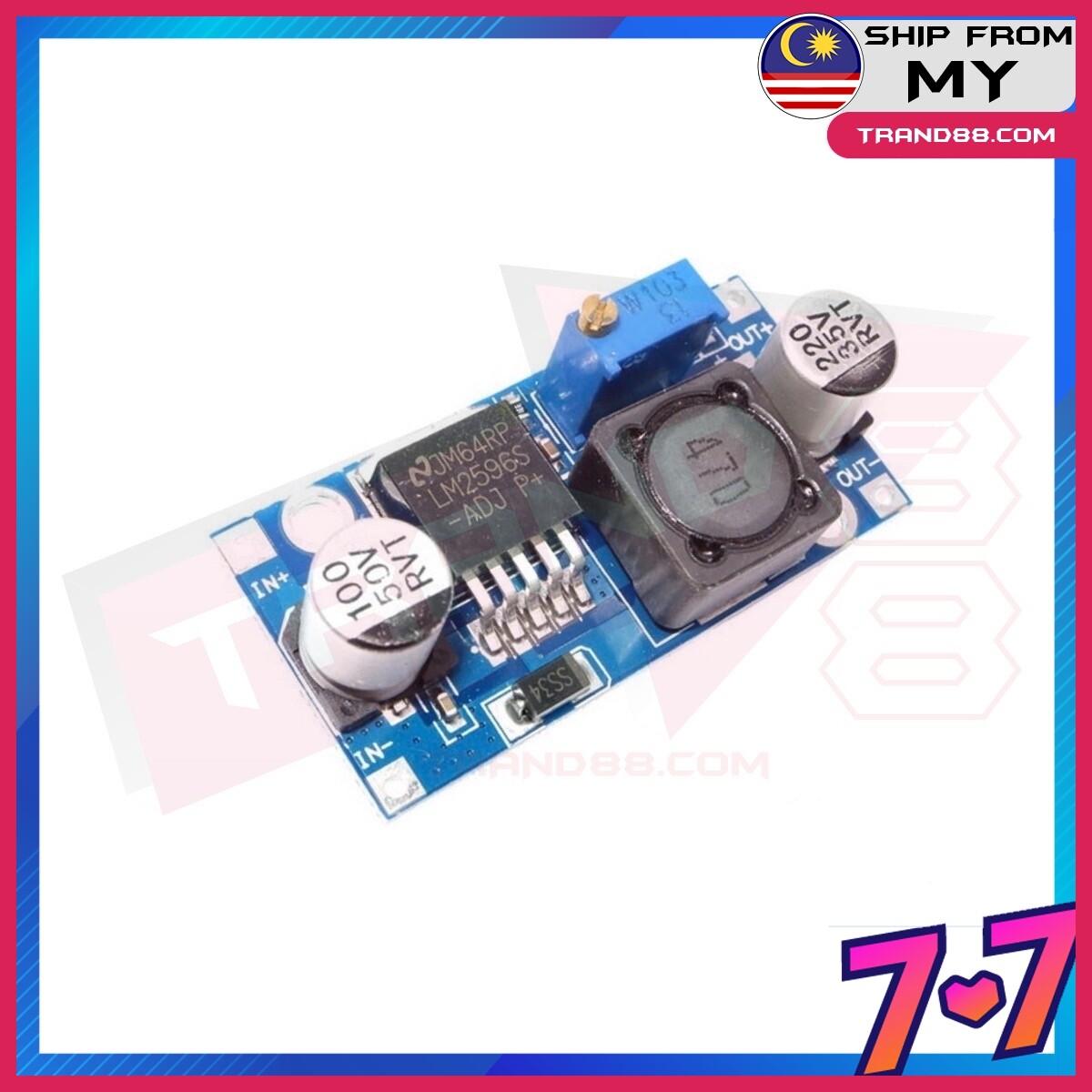 LM2596 LM2596S ADJ Power supply module DC-DC Step-down module adjustable Voltage regulator 3A ...