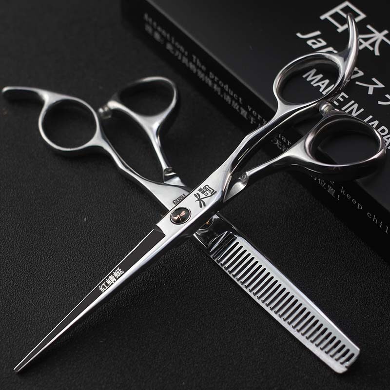 6" japanese hairdressing scissor set hairdresser cut hair cutting ...